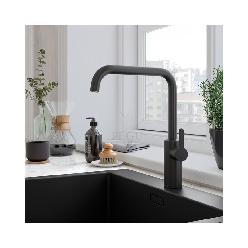 Köögisegisti Damixa Silhouet 7408661 matt must @ PEGU.EE – Soodne santehnika, segistid ja ...